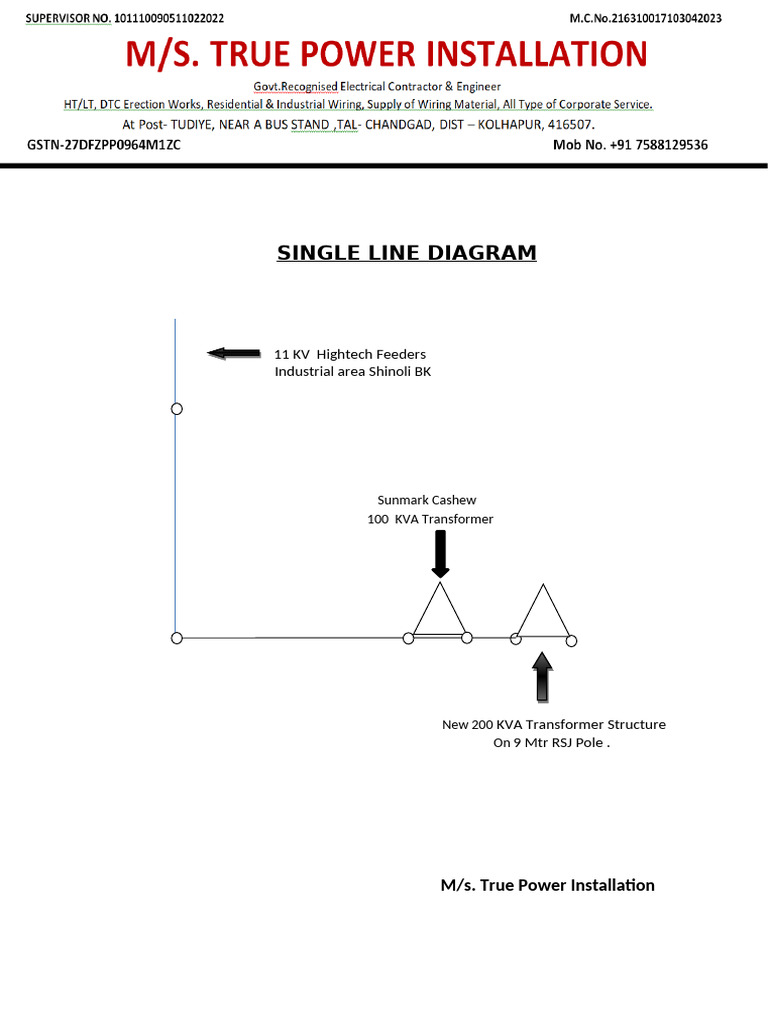 11 KV Hightech Feeders Diagram | PDF