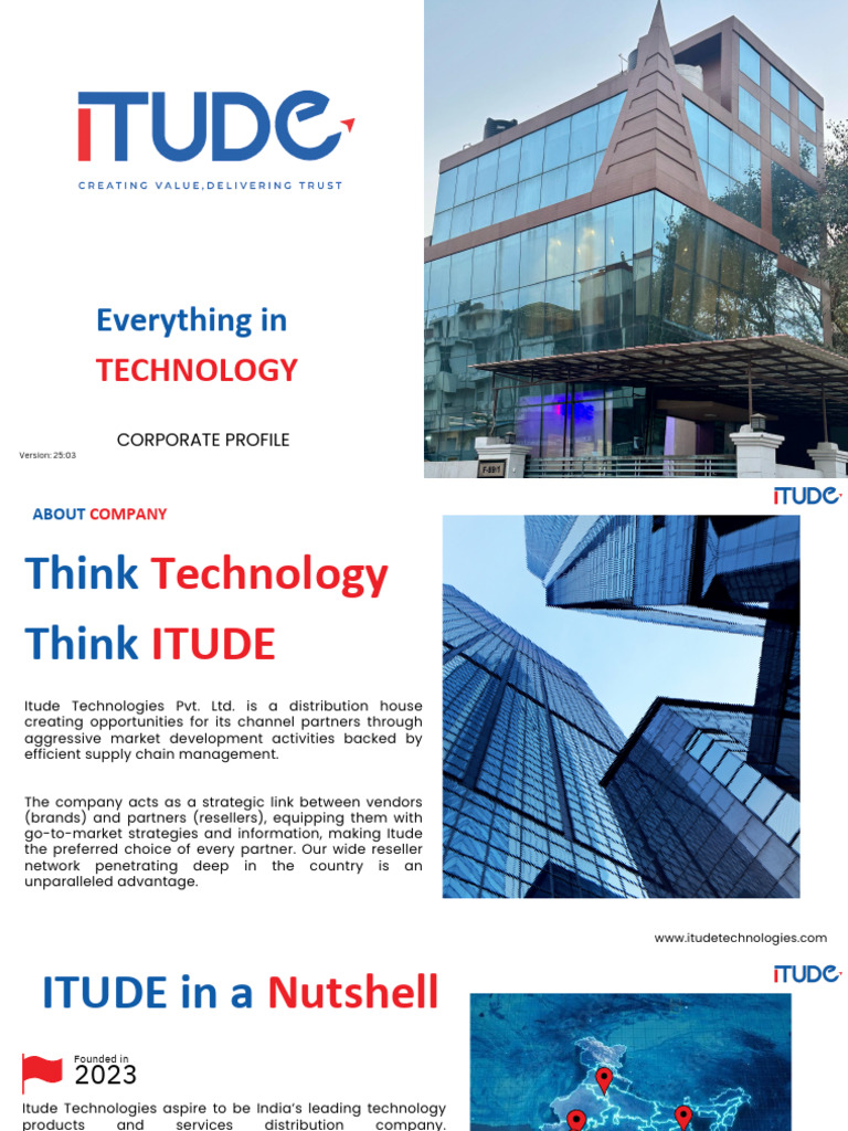 Itude Technologies: Corporate Overview | PDF | Supply Chain Management ...