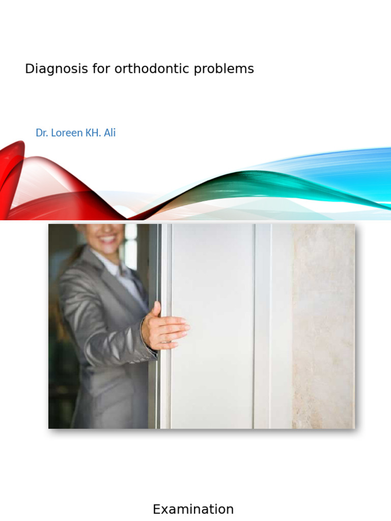 Diagnosis For Orthodontic Problems | PDF