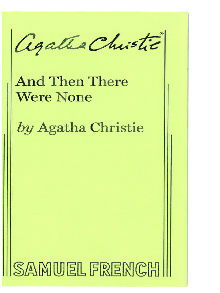 And Then There Were None | PDF