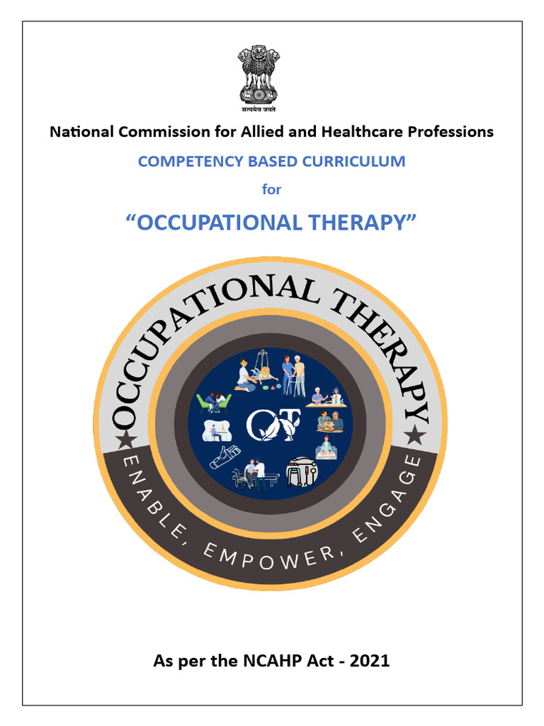 Occupational Therapy Curriculum Handbook | PDF | Occupational Therapy ...