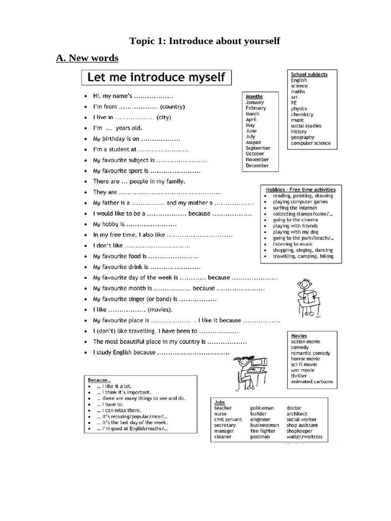Speaking 1 Introduce Yourself | PDF