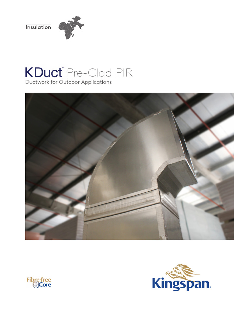 Kingspan Kduct Pre Clad Pir Brochure en Ae | PDF | Duct (Flow ...