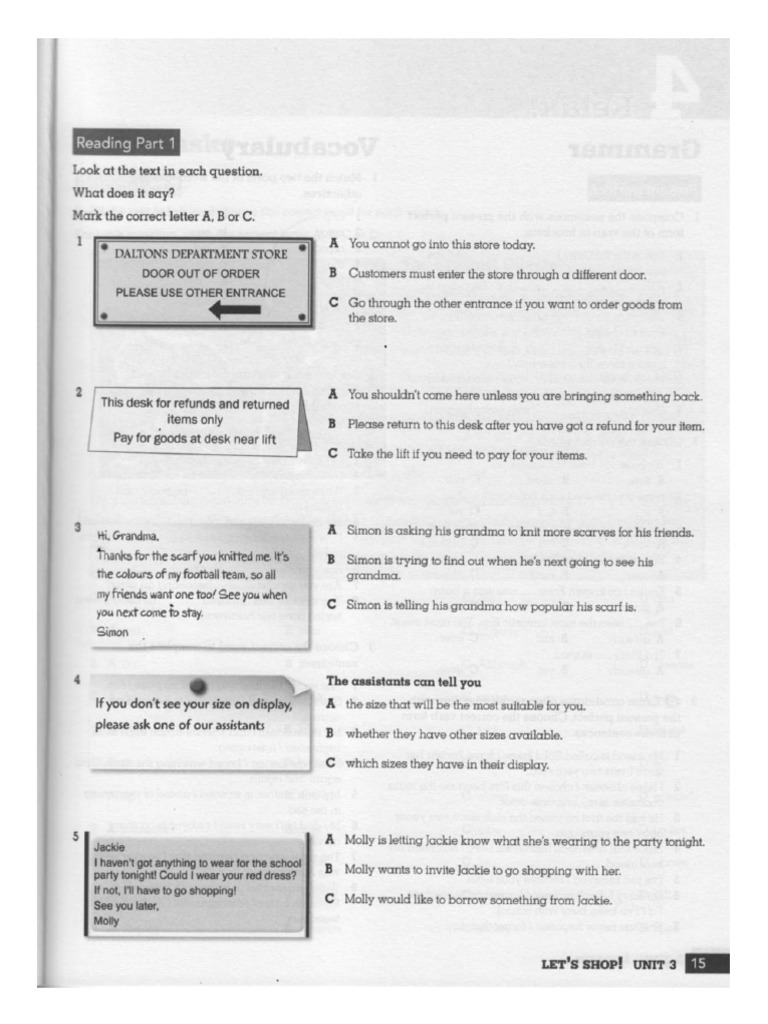 Reading Practice 2 | PDF