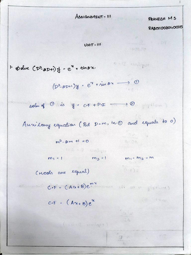 Maths Assignment 3 | PDF