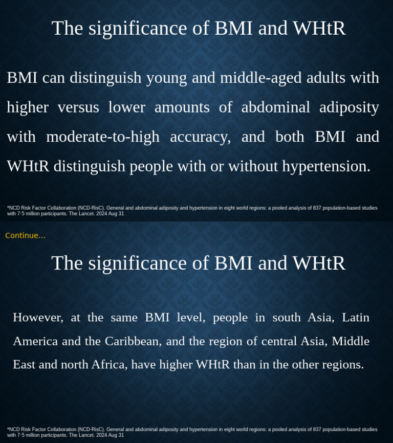 BMI Slide | PDF