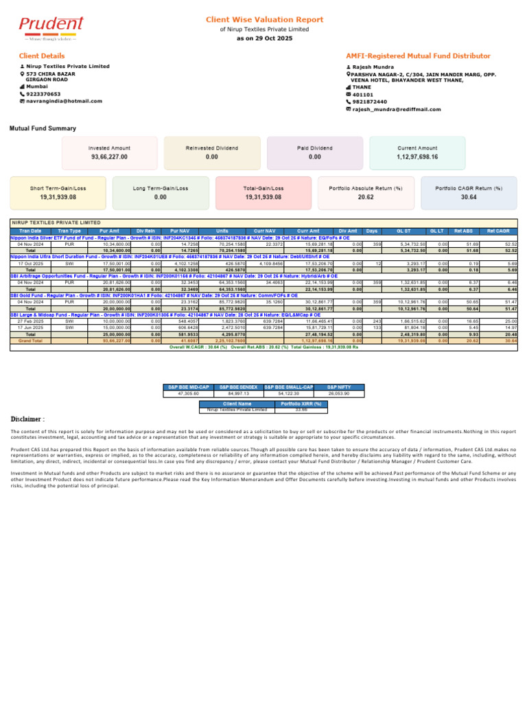 Client Wise Detail Report 1761803071973 | PDF | Business | Financial ...