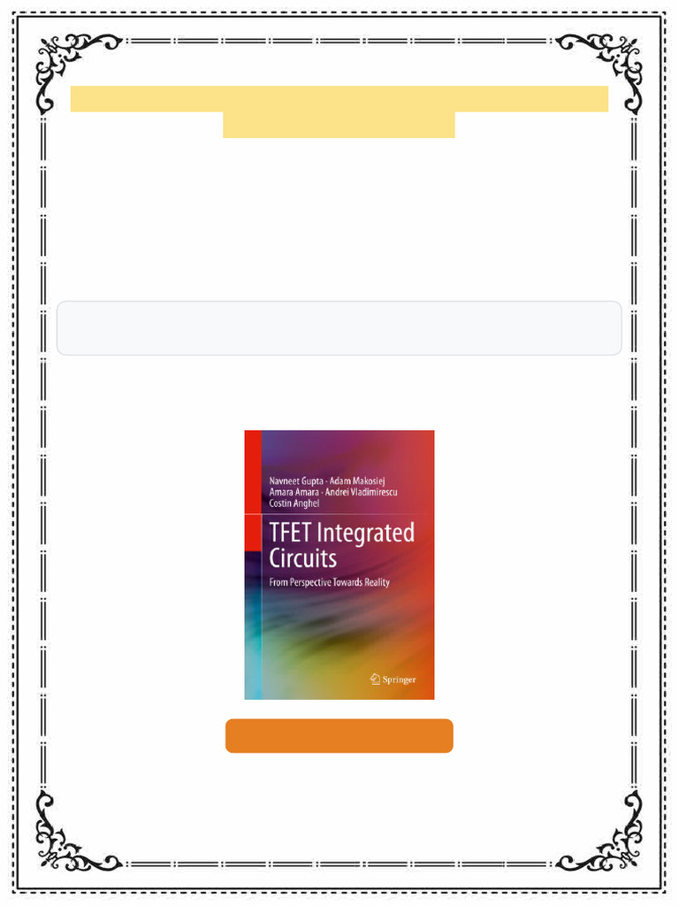 TFET Integrated Circuits: From Perspective Towards Reality Navneet ...