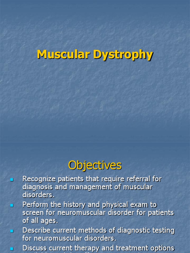 Muscular Dystrophy | PDF | Muscular Dystrophy | Muscle