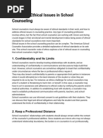 ASCA Ethical Standards for School Counselors | PDF | School Counselor ...