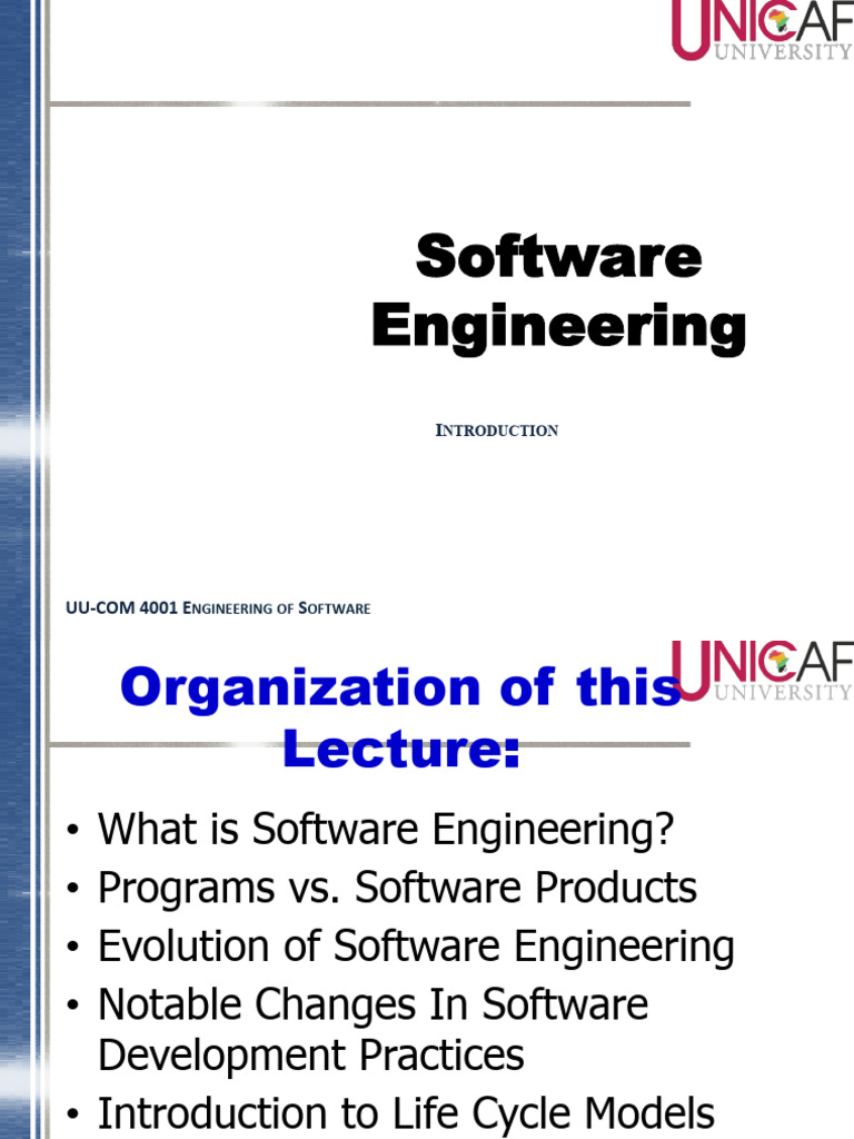 01 Software Engineering (Part1) | PDF | Computer Programming | Control Flow