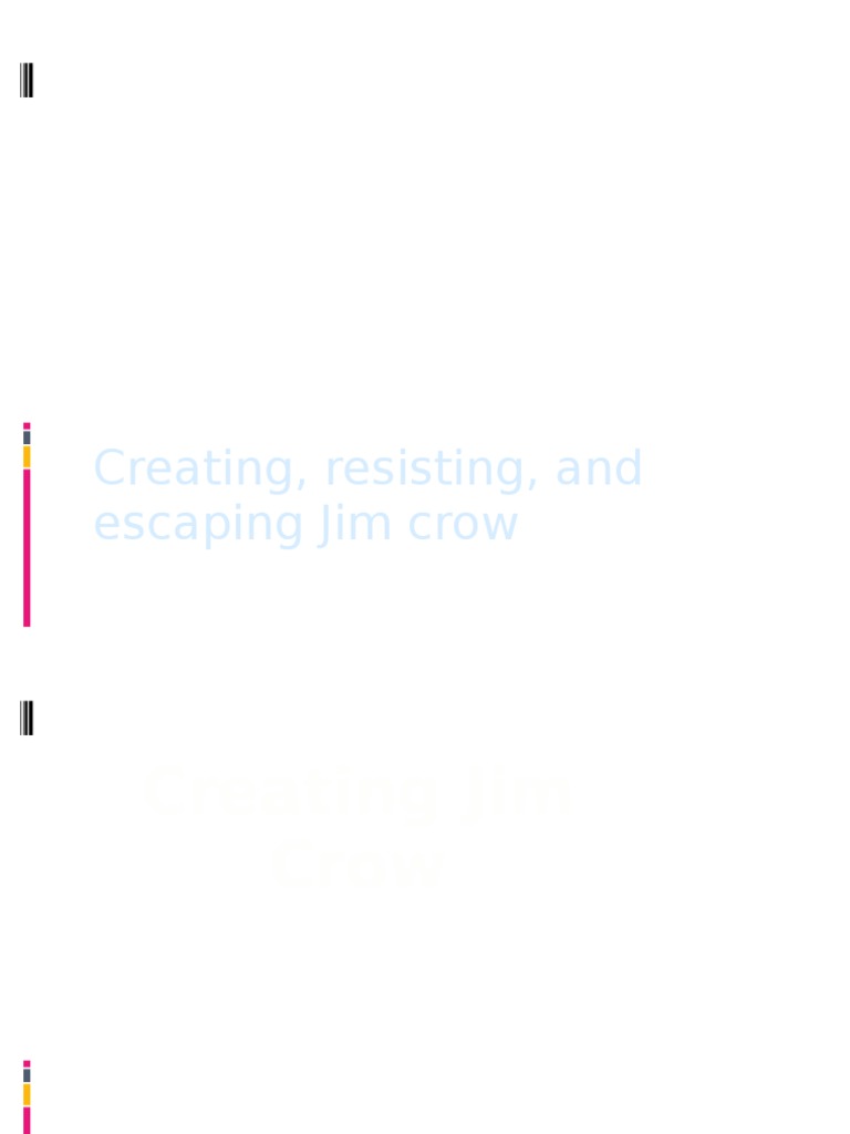 Jim Crow 5th | PDF | Jim Crow Laws | African American Civil Rights ...