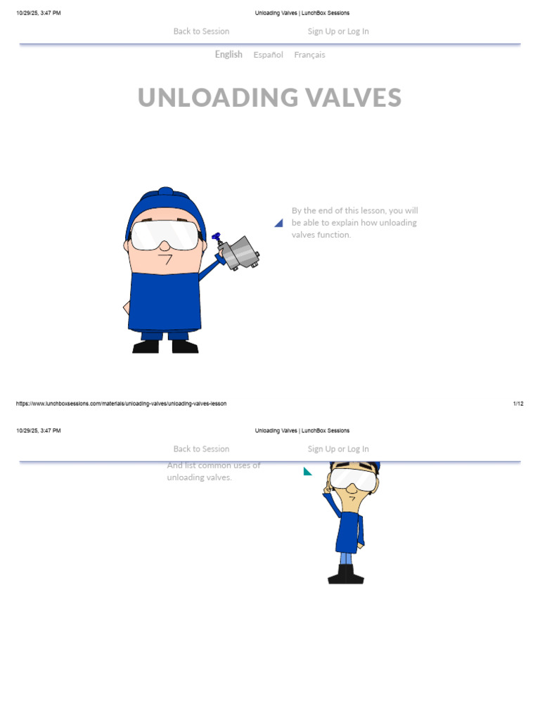 Unloading Valves - LunchBox Sessions | PDF | Valve | Fluid Dynamics