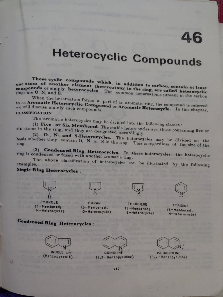 Heterocyclic Compound N&D | PDF | Heterocyclic Compound | Pyridine