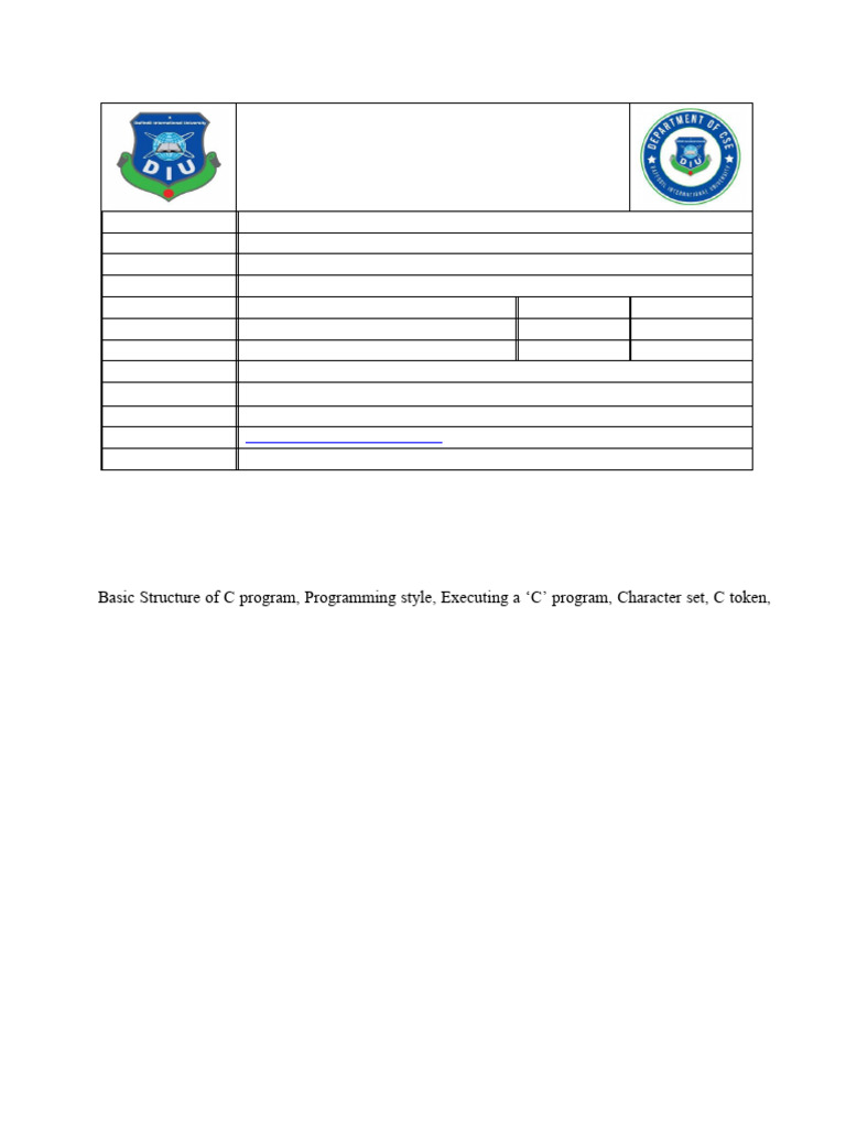 CSE113 Programming & Problem Solving Course | PDF | Pointer (Computer Programming) | Control Flow