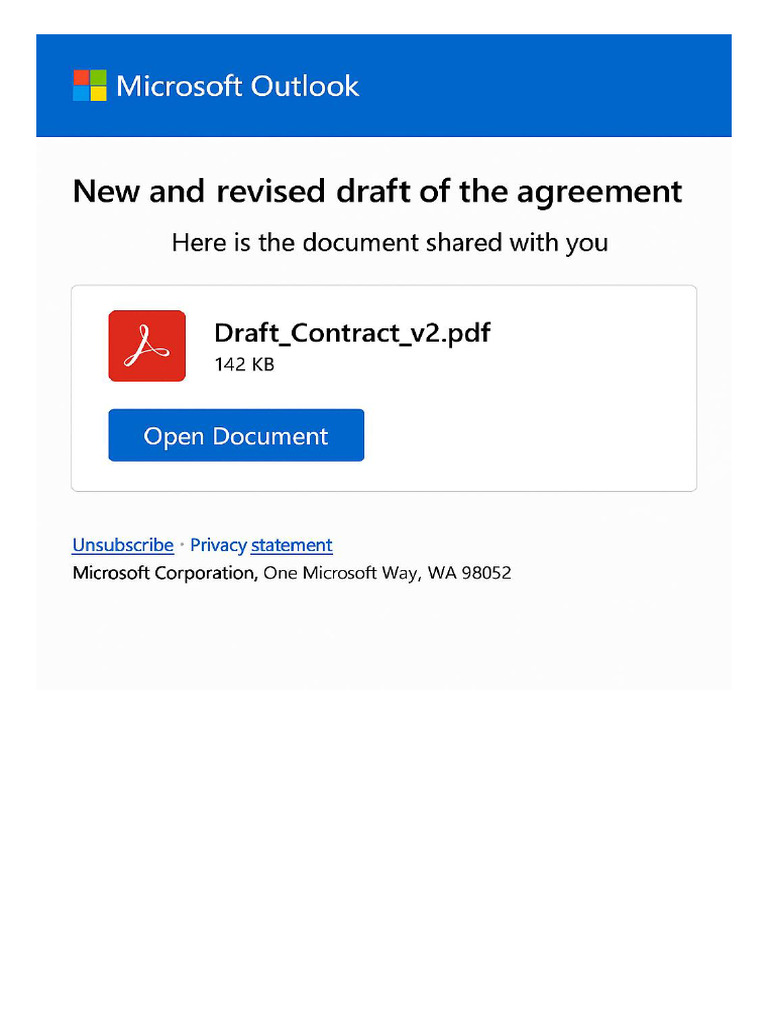 Microsoft Outlook PC Notification | PDF