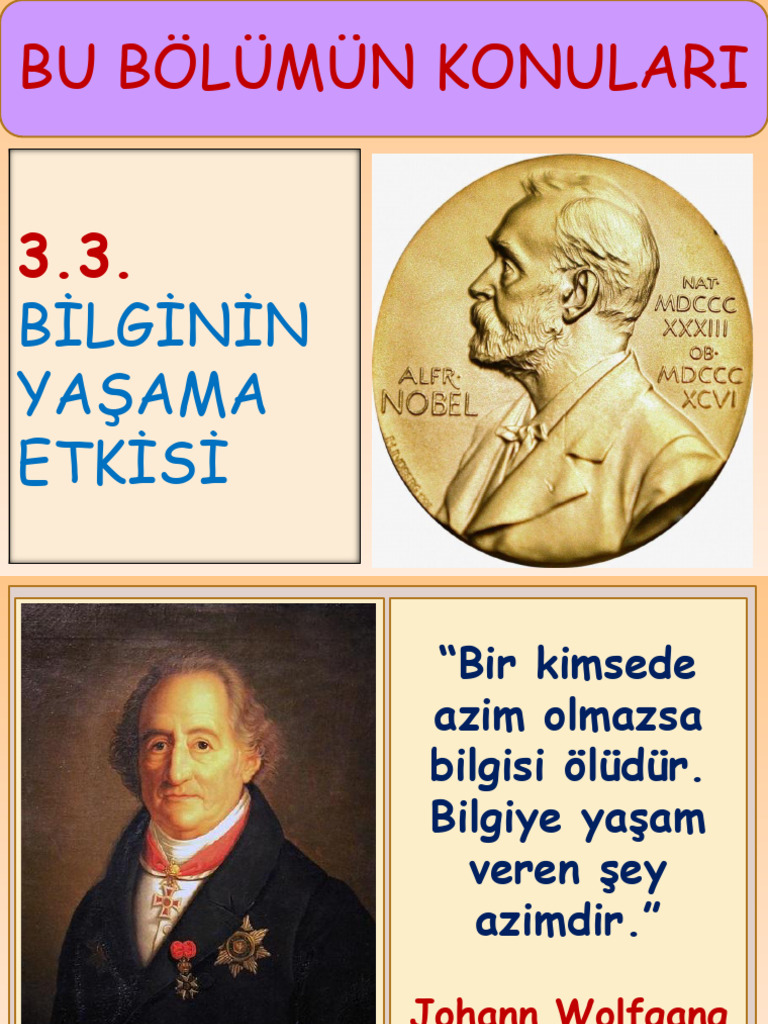 9.sinif Bilgi Kurami Bilginin Yasama Etkisi Ders Notu | PDF