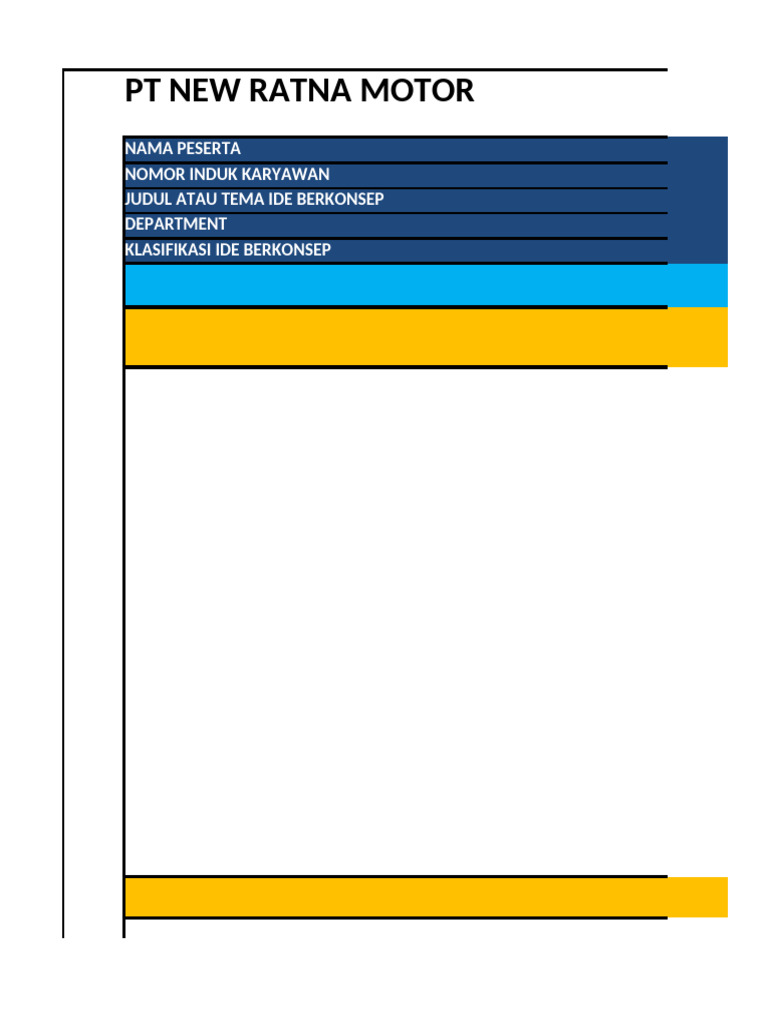 Form Ide Berkonsep | PDF