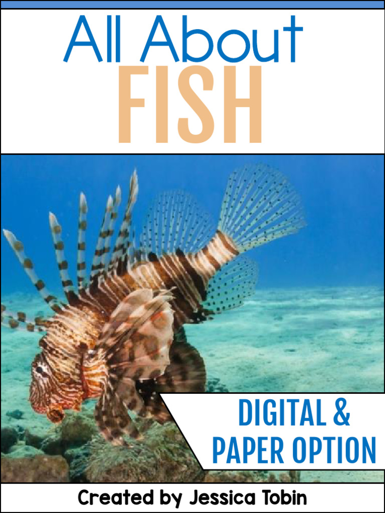 Digital & Paper Option: Created by Jessica Tobin | PDF | Fish | Sharks