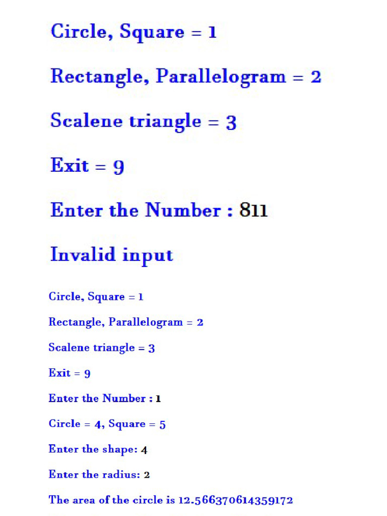 Invalid Input | PDF