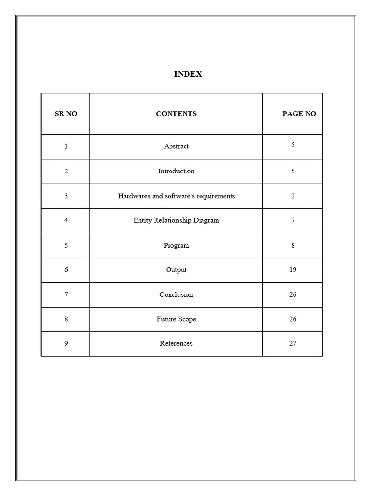 Dbms Mini Project Report | PDF | Php | Databases
