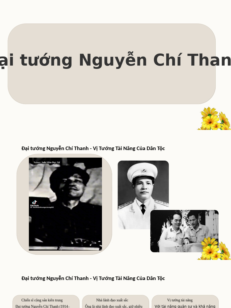 DJai Tuong Nguyen Chi Thanh Vi Tuong Tai Nang Cua Dan Toc | PDF