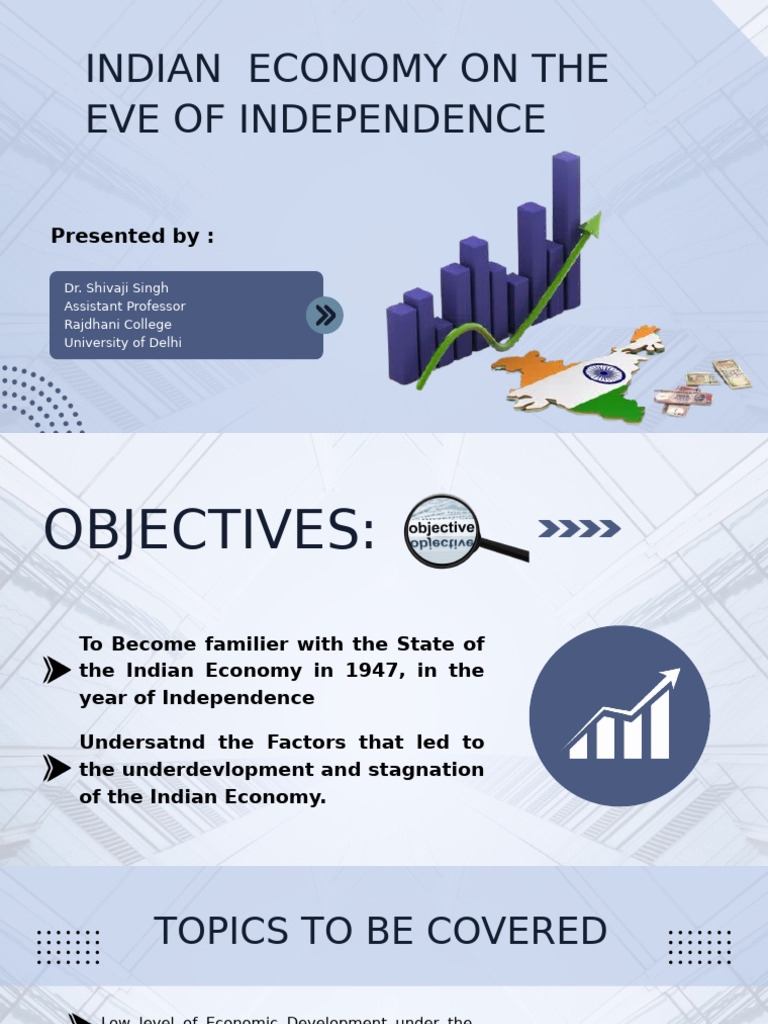 Indian Economy in 1947: Colonial Impact | PDF | Exports | Economy Of India