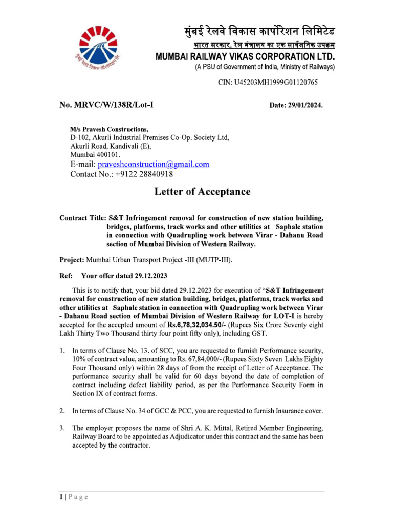 Loa MRVC 138r Lot-I-1 | PDF
