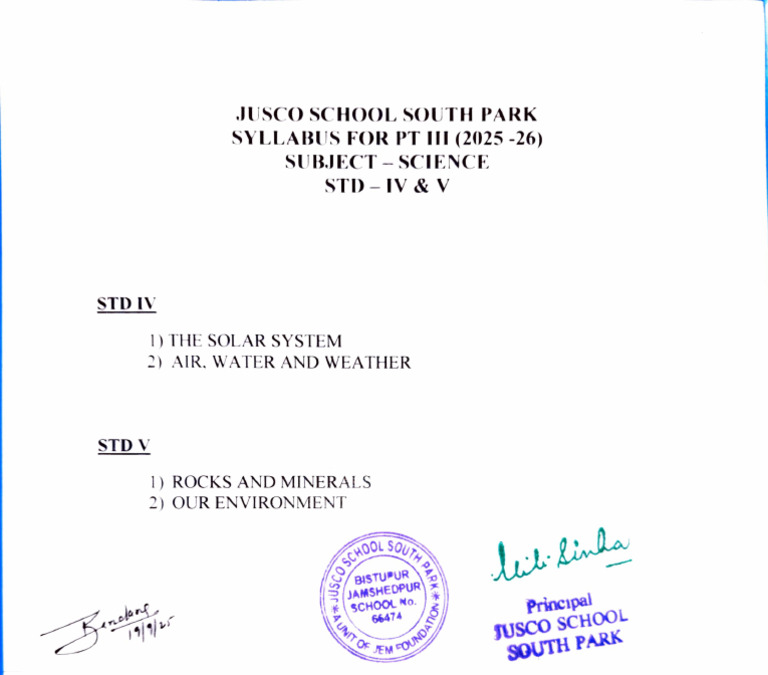 PT3 - SCIENCE - Syllabus - 4-5 | PDF