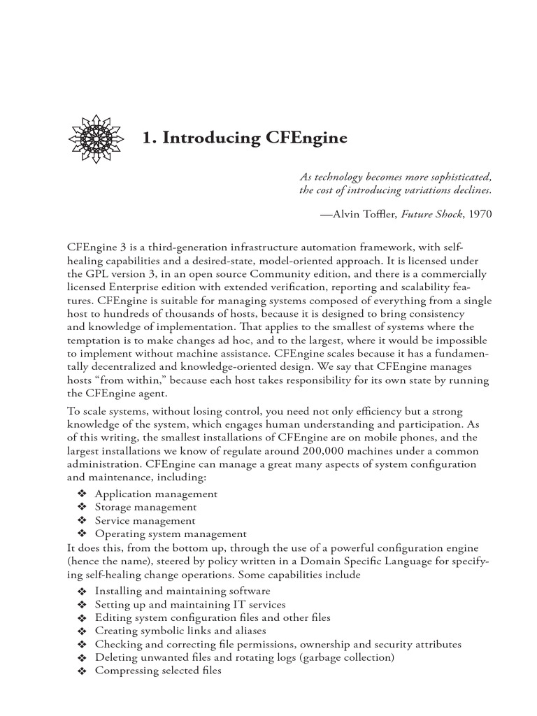 Usenix 26 Cfengine3 Ch1 | PDF | Computer File | Directory (Computing)