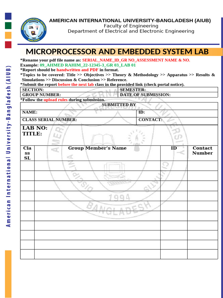 Maes Lab - Cover Page - Spring 23-24 | PDF