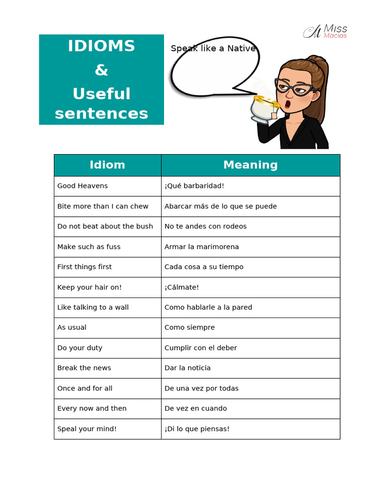 Idioms B2 | PDF