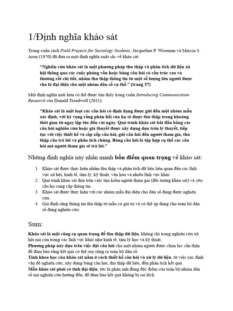 Chap 13 - Survey | PDF