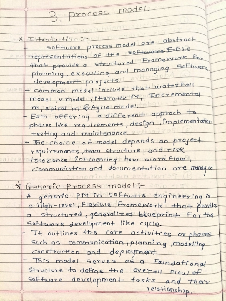 Software Engineering Chapter 3 | PDF