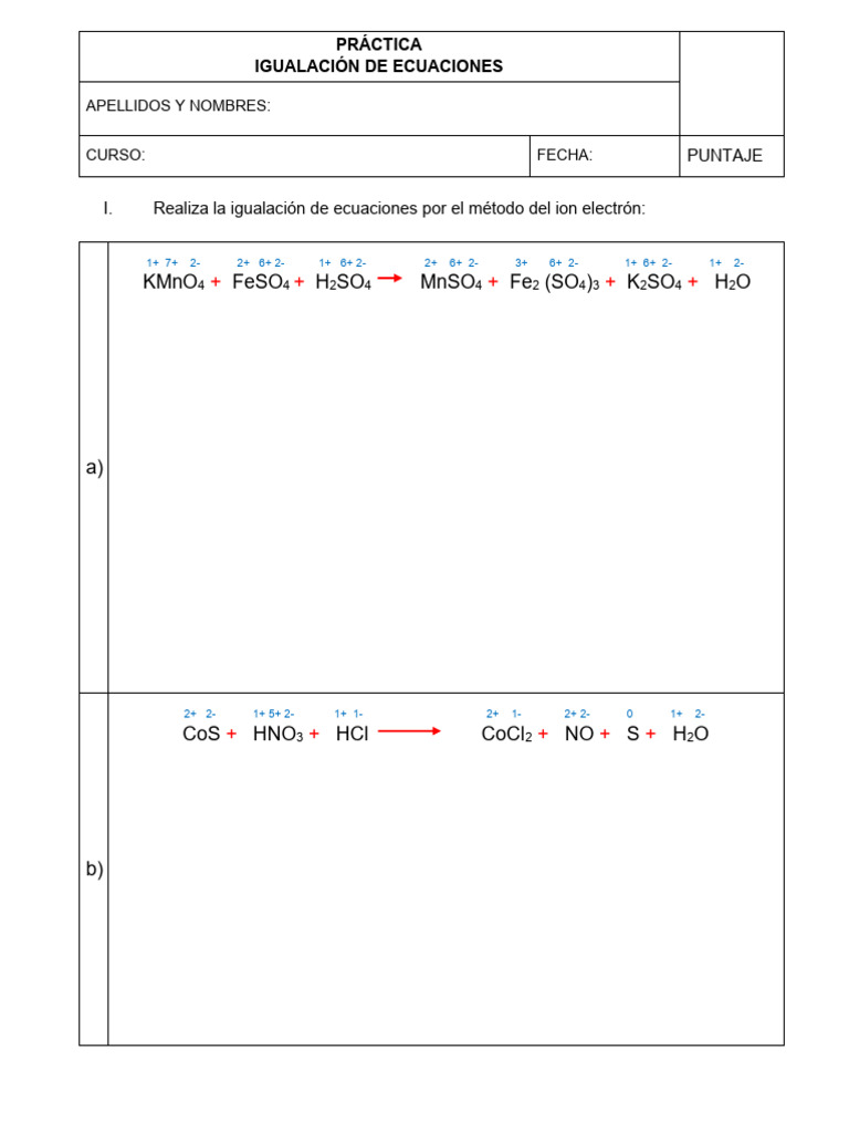 Práctica Ion Electrón | PDF