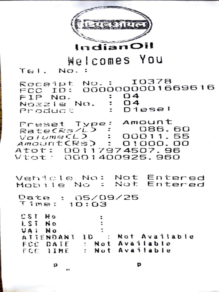 Fuel Bill 5th Sep | PDF