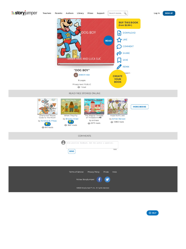 WWW Storyjumper Com Book Read 185092511 DOG BOY | PDF