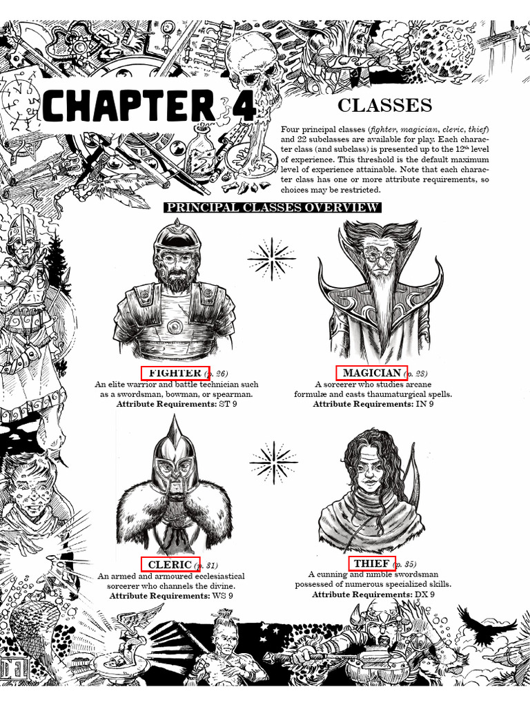 Hyperborea 3 Classes | PDF | Magician (Fantasy)