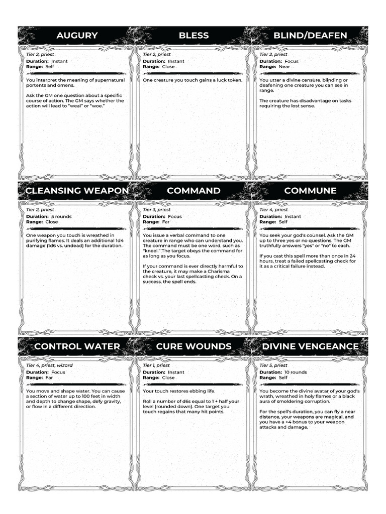 Spell Sheets (A4) | PDF