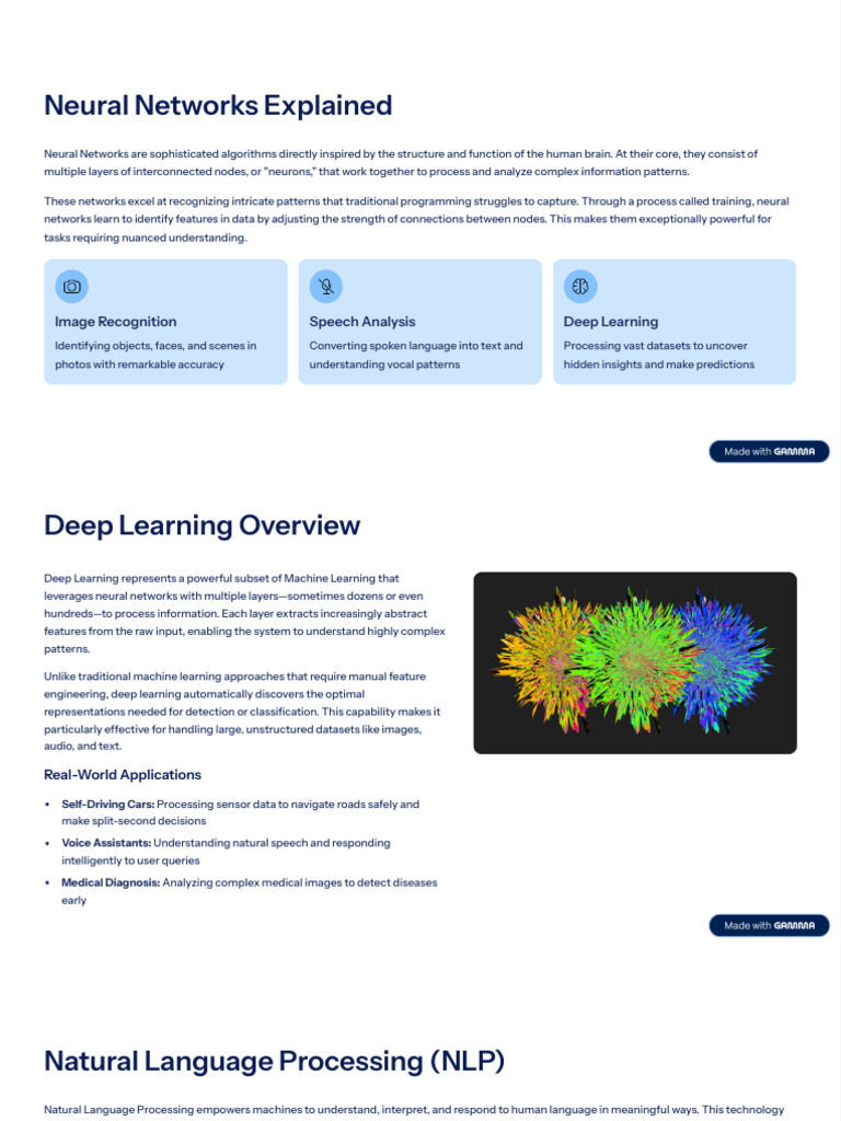 Neural Networks Explained | PDF | Artificial Intelligence | Intelligence (AI) & Semantics
