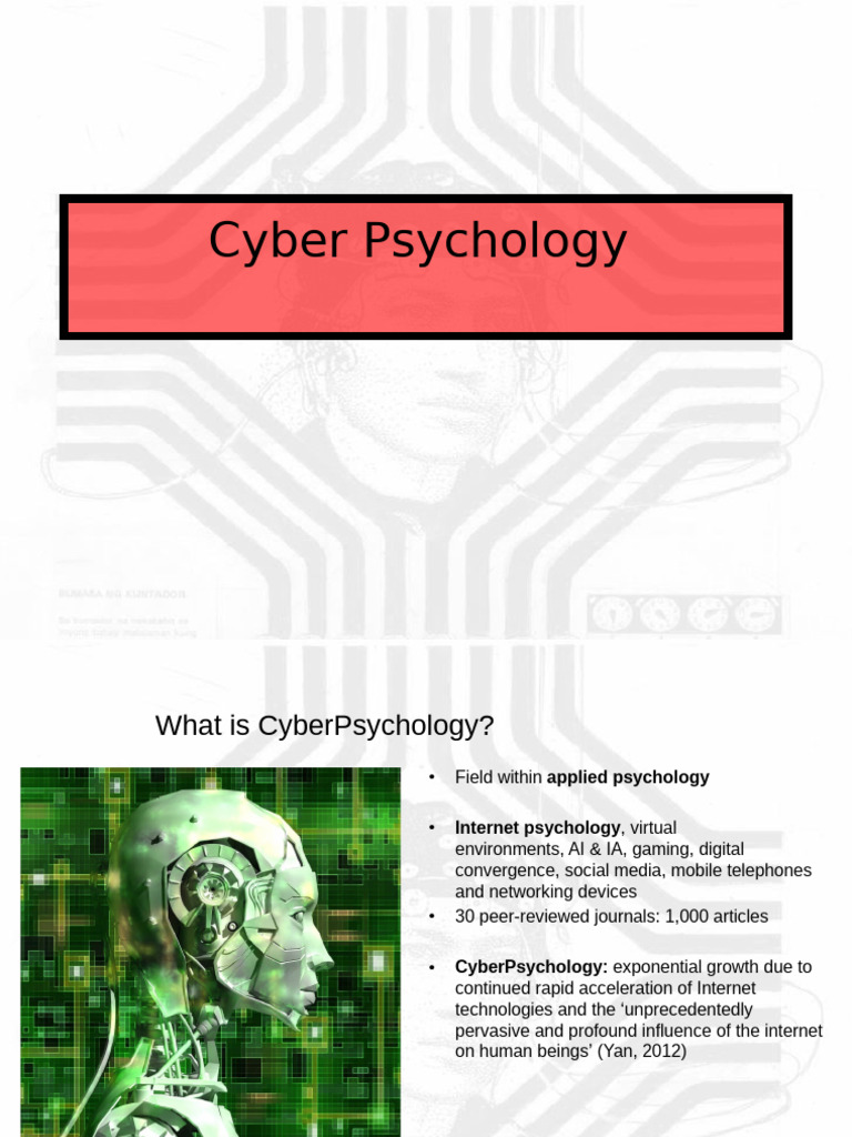 Cyber Psychology | PDF