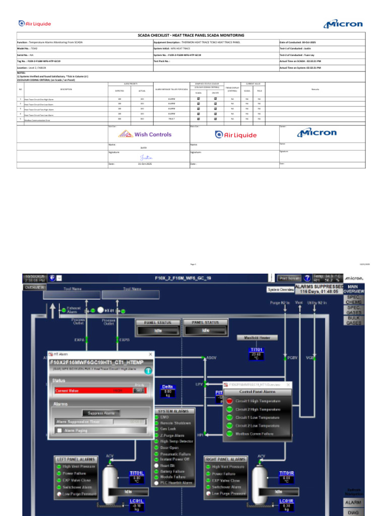 Heat Trace Alarm Monitoring Report | PDF | Scada | Computing