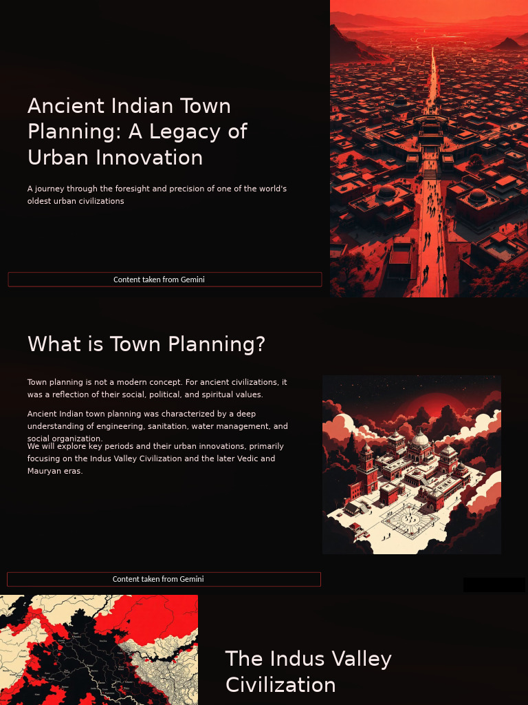Ancient Indian Town Planning Insights | PDF