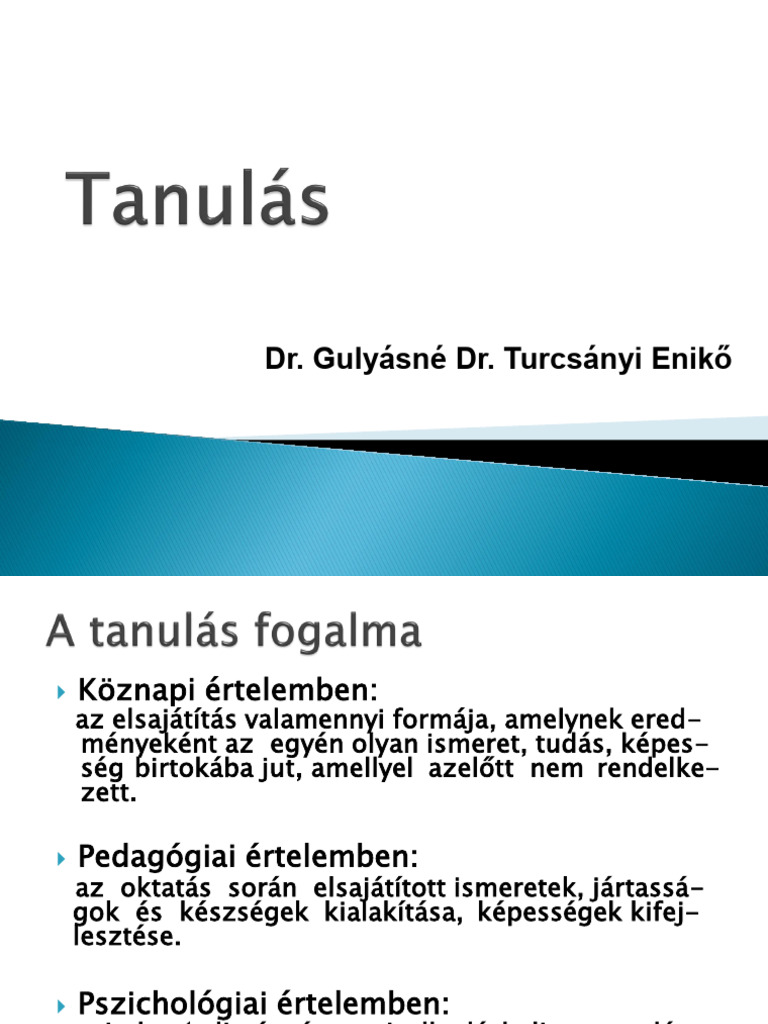 Tanulas | PDF