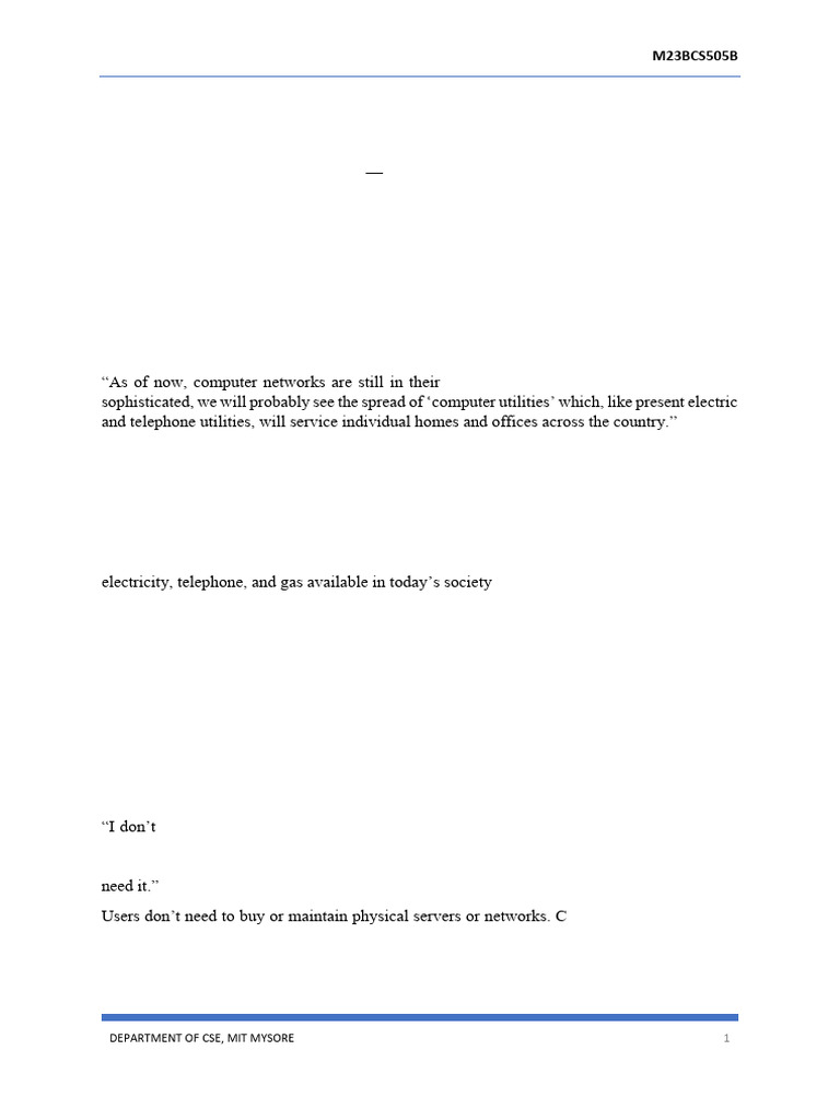 Cloud Computing Notes Mod1 | PDF | Cloud Computing | Virtualization