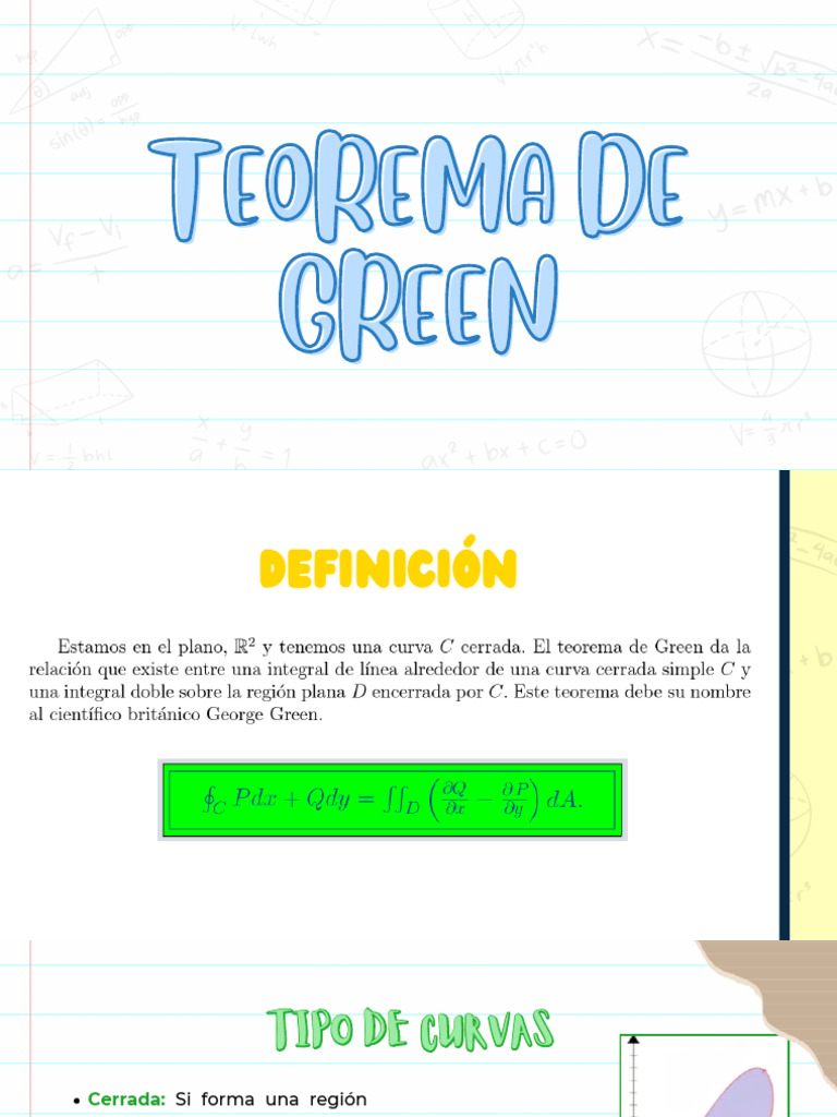 Teorema de Green | PDF