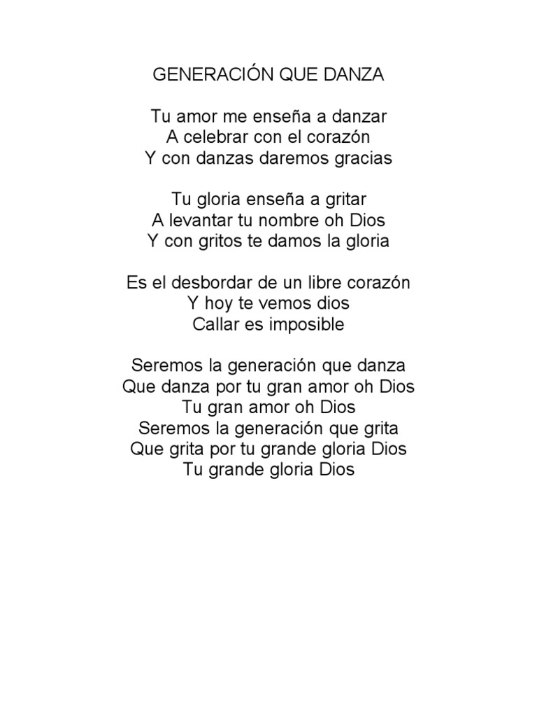 Generación Que Danza | PDF | Cristo (título) | Religión y creencia