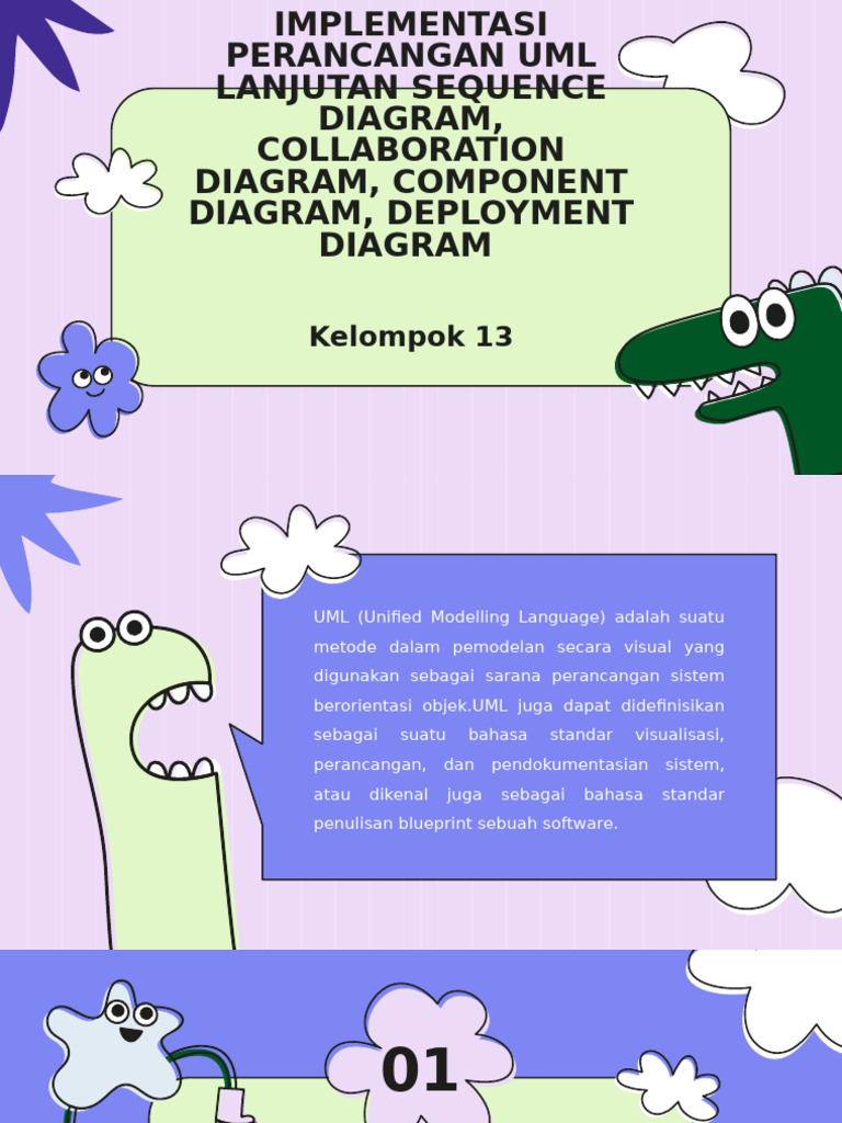 Diagram UML: Sequence, Collaboration, Component, Deployment | PDF