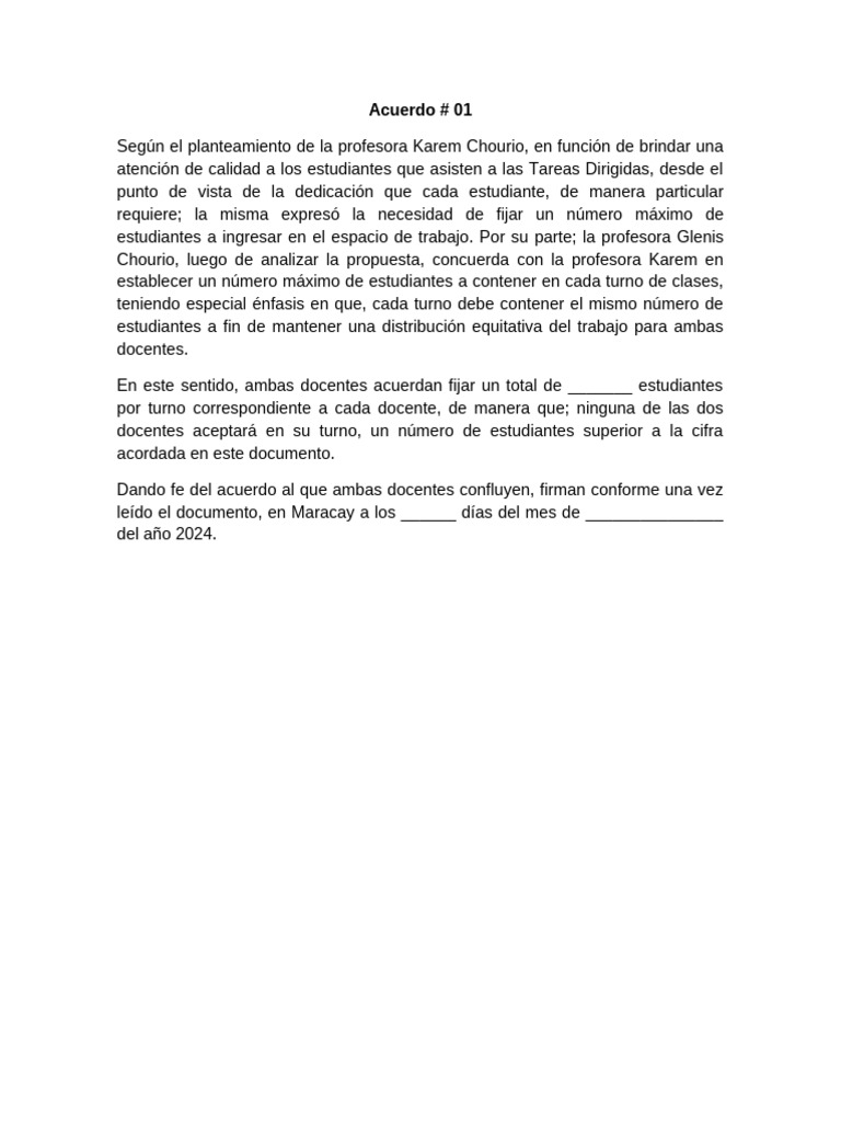Estableciemiento Del Número Total de Estudiantes | PDF
