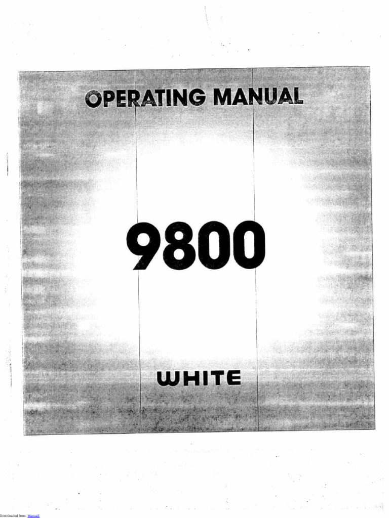 Toyota 9800 Sewing Machine Manual | PDF | Sewing Machine | Sewing